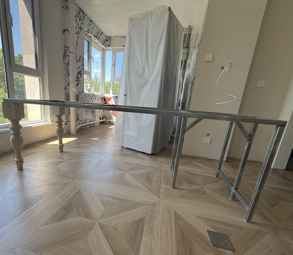 Backlit Translucent Blue Marble Kitchen Island With LED Light | Ocean ...