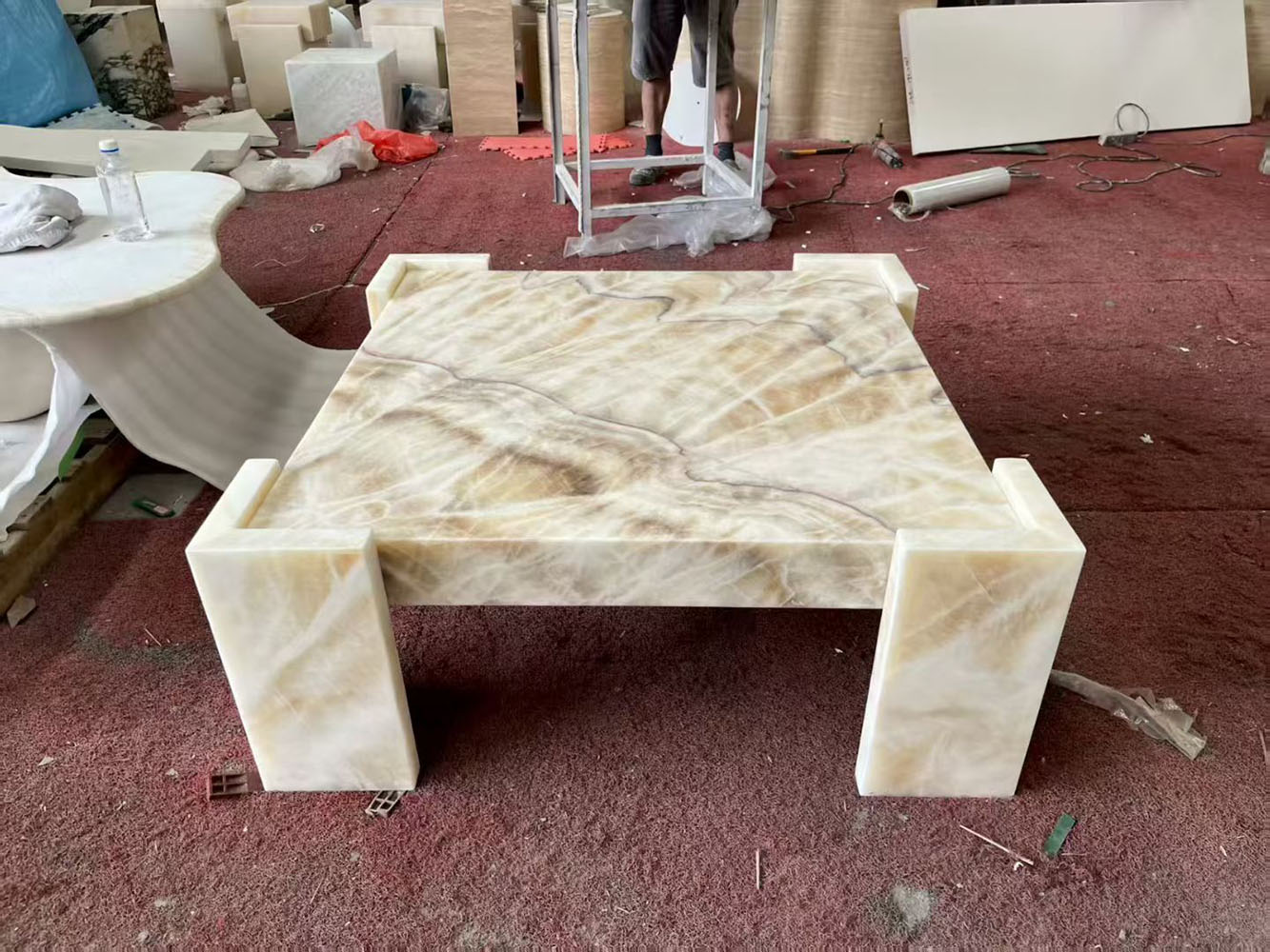 Onyx Rainbow Polished Slabs | Translucent Multi-Color Stone | Caron ...